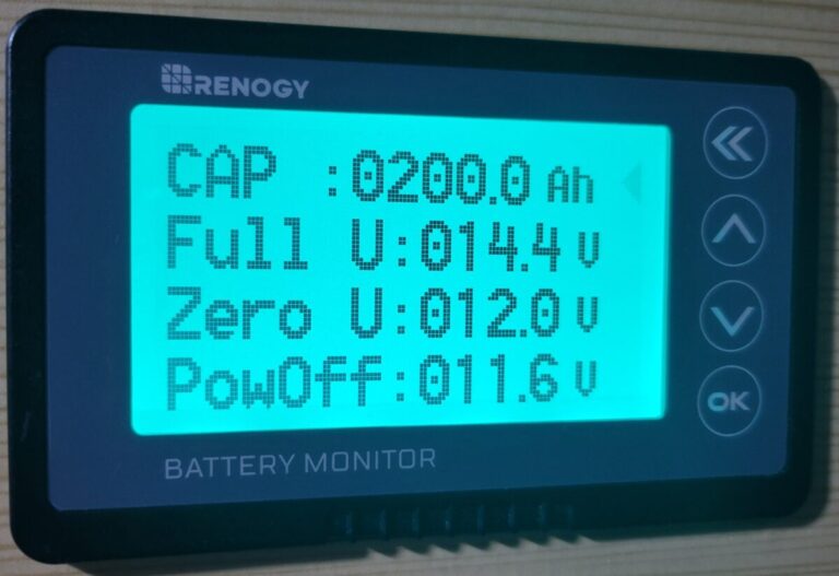 RENOGY RBM500 バッテリーモニターの設定値と設定方法【Li Time(Ampere Time)バッテリー向け】 - 車中泊仕様 ...
