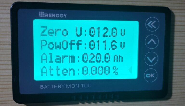 RENOGY RBM500 バッテリーモニターの設定値と設定方法【Li Time(Ampere Time)バッテリー向け】 - 車中泊仕様 ...